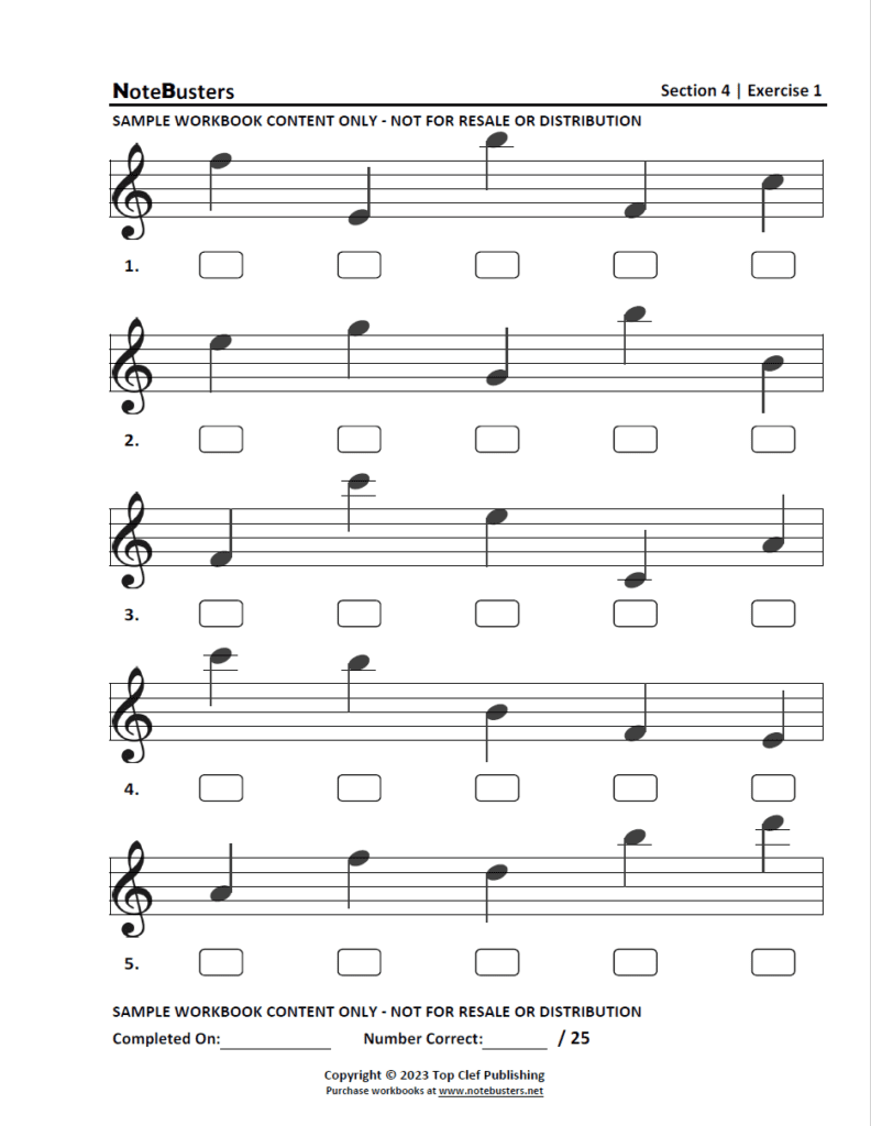 Increase sight-reading skills with one-minute exercises