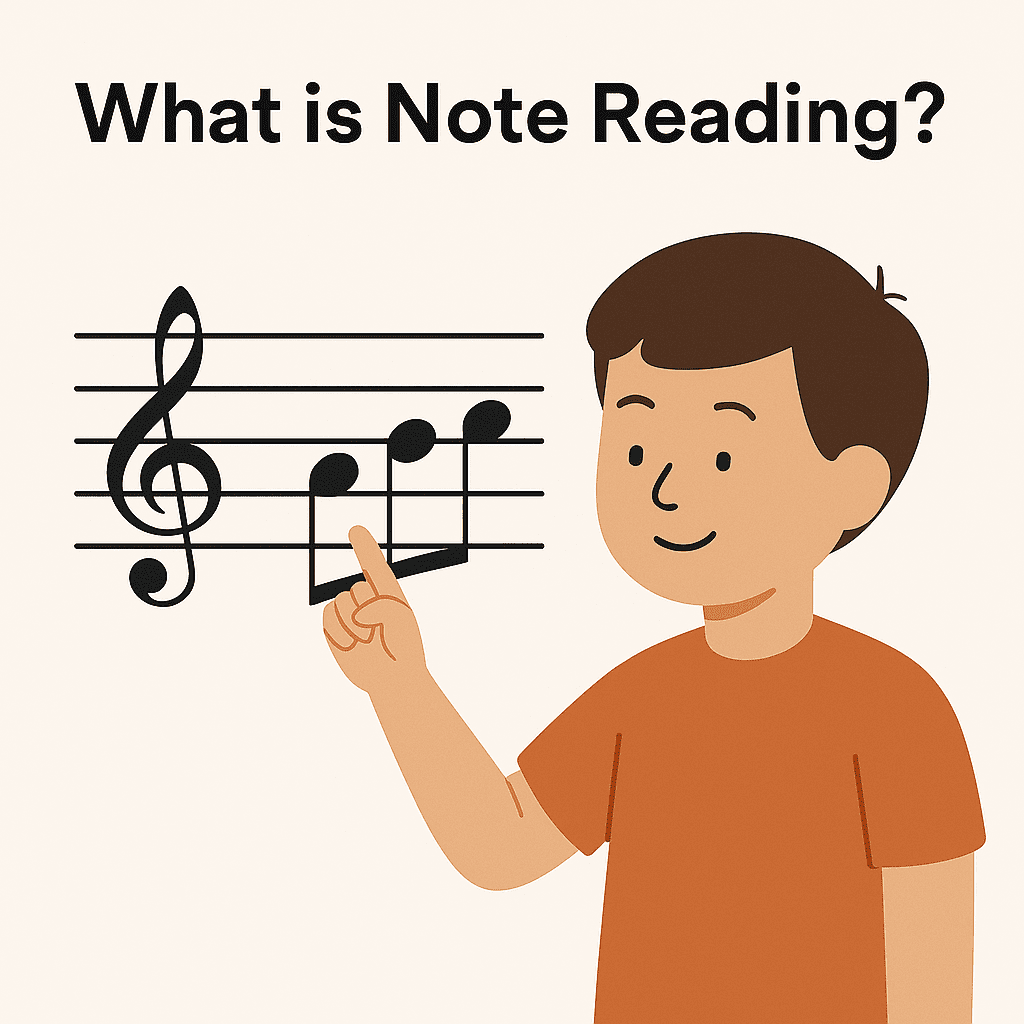 What is music note reading - Notebusters Music Workbooks